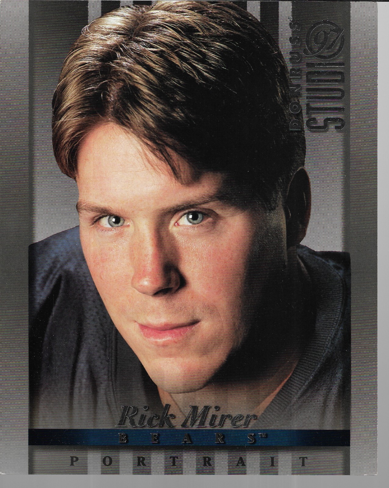1997 DONRUSS STUDIO FOOTBALL RICK MIRER (8 X10) CARD #17 | eBay