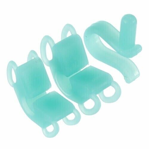 5Set(15Pc) Dental Silicone Bite Blocks Rubber Cheek Retractor Mouth ...