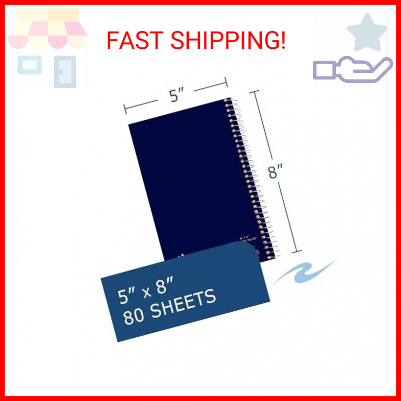 Roaring Spring Lefty Wirebound Spiral Left Handed Mini Notebook, 1 ...