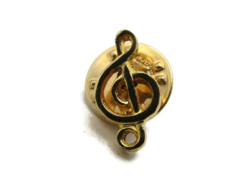 Small Music Note Pin Gold Tone | eBay