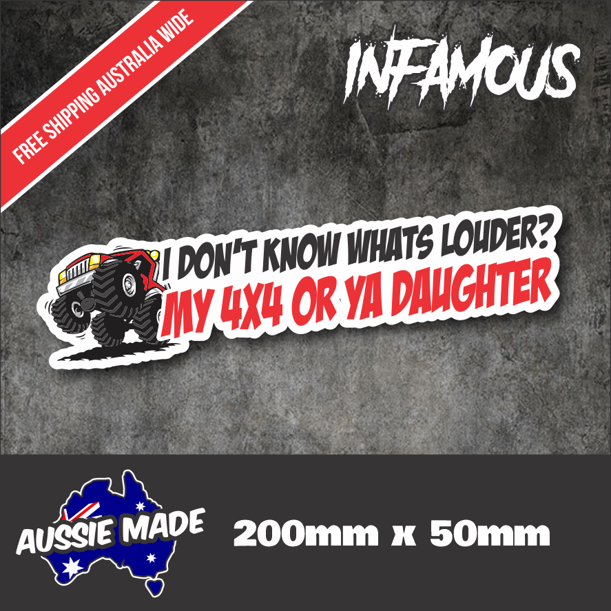 Funny 4x4 sticker Sticker Decal Funny MUD 4x4 4WD Car Ute | eBay Australia