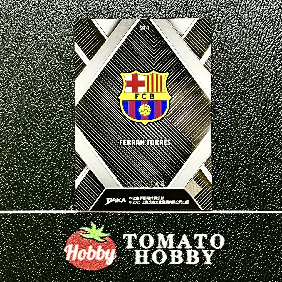 DAKA TOP AUDIENCE 2025-26 FERRAN TORRES /149 BLUE REFRACTOR SHARP ...