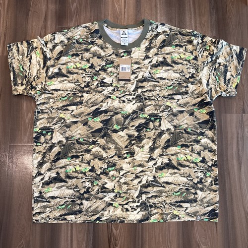 Nike ACG Dri-FIt Leafcutter T-Shirt Mens Size 4XL-T Olive Green HJ0794 ...