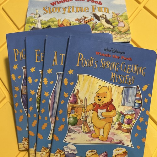 Winnie The Pooh Storytime Fun 4 Books Set With Box. 1998 Vintage Walt ...