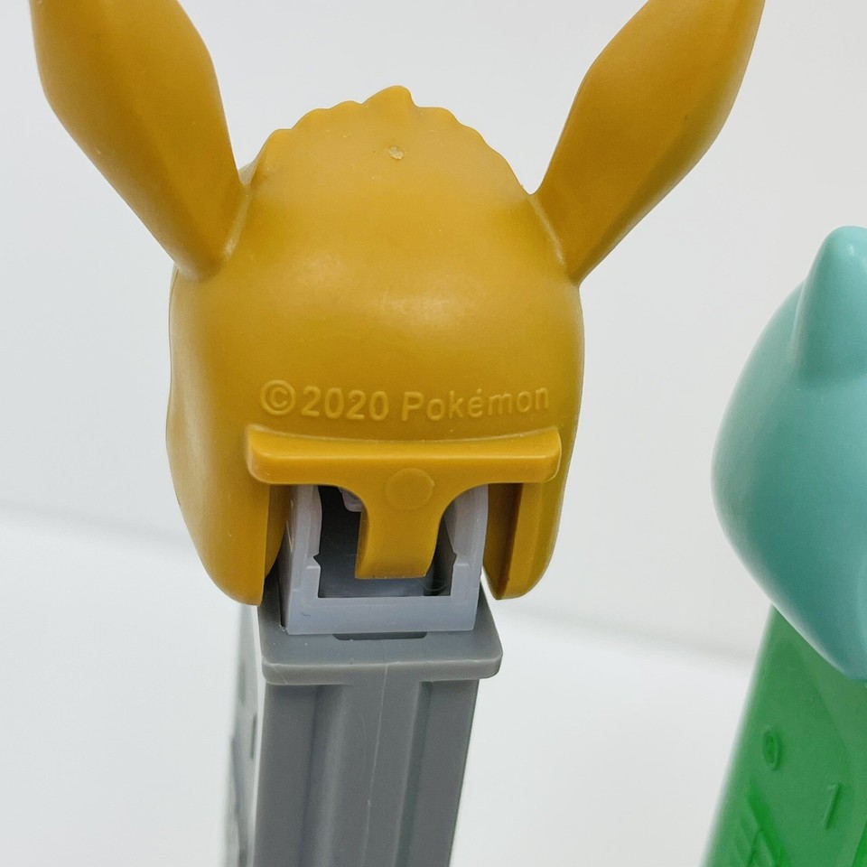 Pokémon Pez Lot Two Pikachu Bulbasaur Charmander Eevee Empty Pez ...