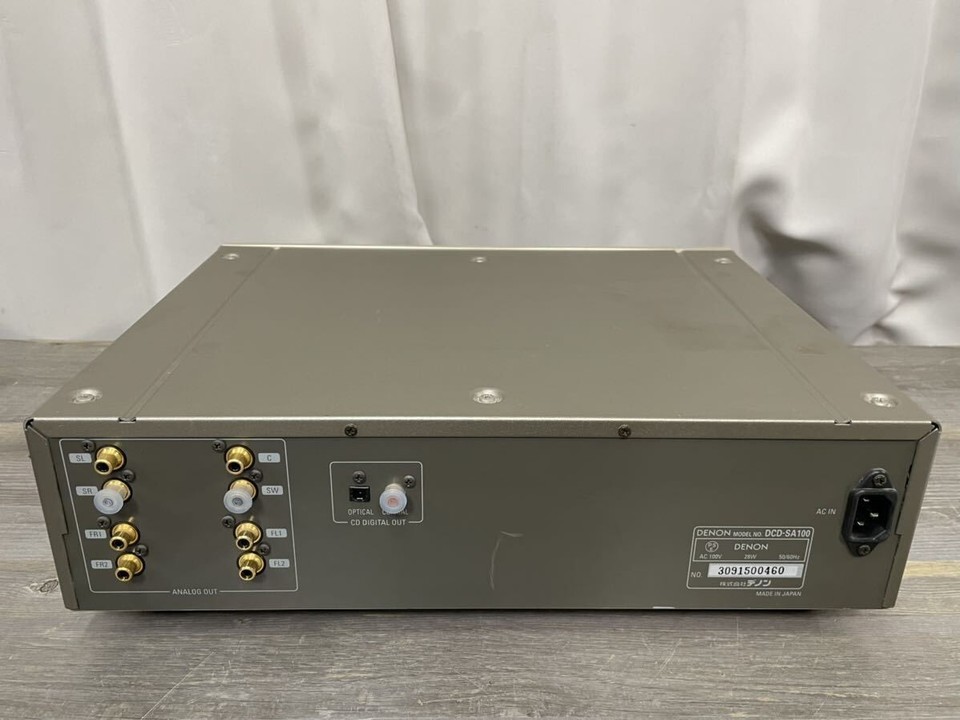 Denon DCD-SA100 SACD CD Player Gold Super Audio AL24 Processing Plus | eBay