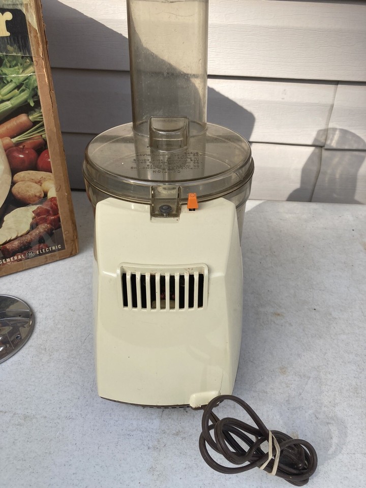 GE General Electric D1-4200 1970's Vintage Food Processor Tested Works ...