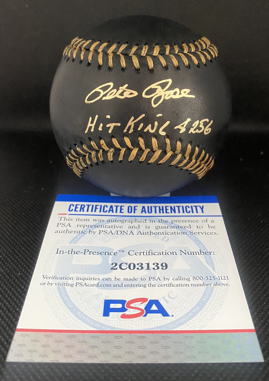 Pete Rose | Autographed Baseball Memorabilia & MLB Merchandise