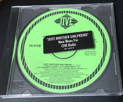 Hi-Five Just Another Girlfriend CD RARE Radio PROMO HYPE STICKER Free ...