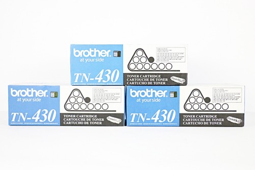 Lot of 3 Genuine Brother TN-430 High Yield Black Toner Cartridges | eBay