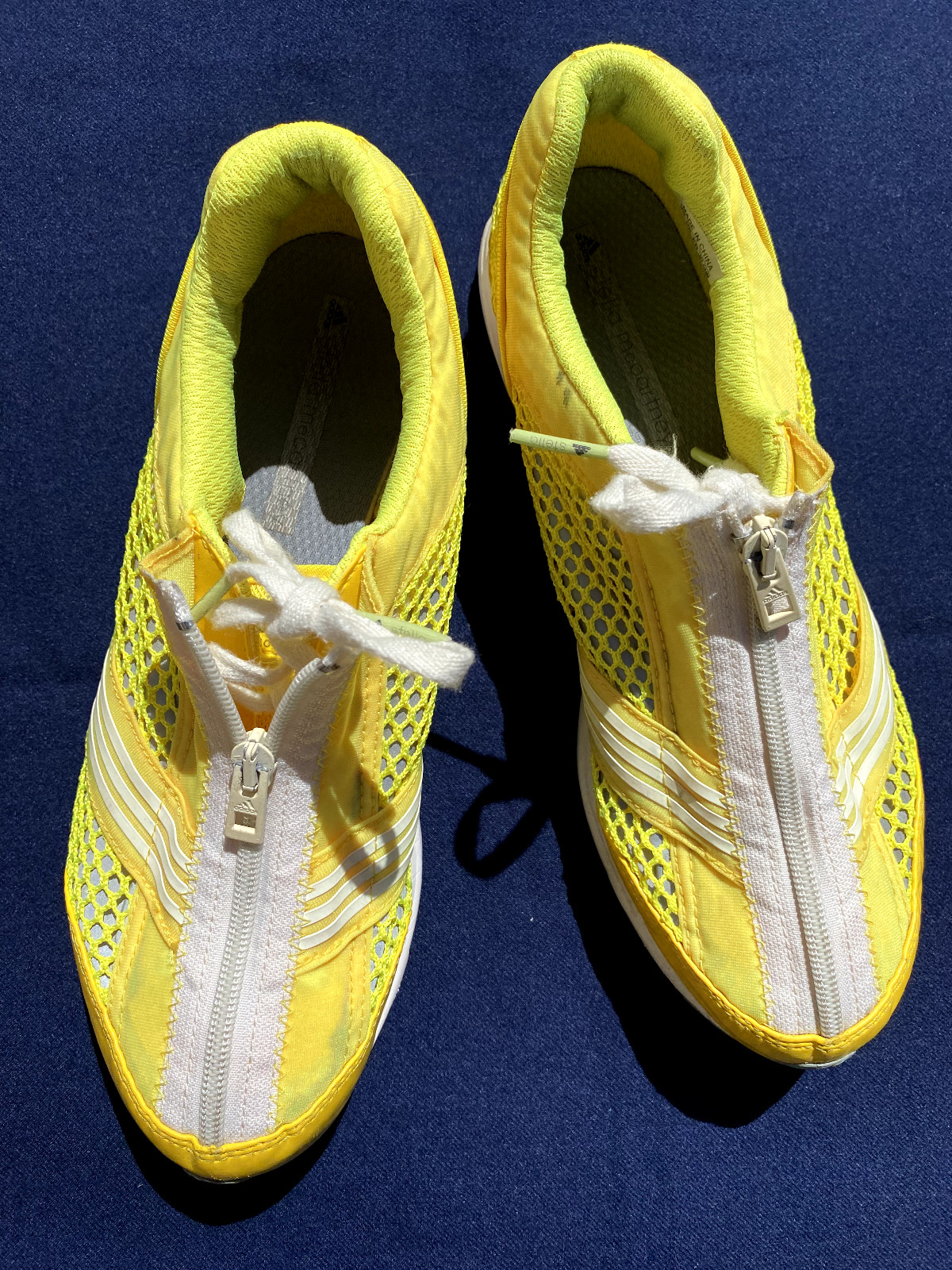 Adidas x Stella McCartney Acid Yellow Zip Up Tennis R… - Gem