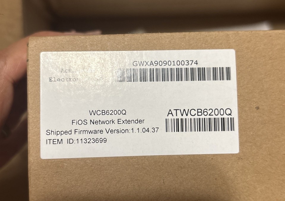 Verizon WCB6200Q Fios Network Extender Actiontec New In Box | eBay