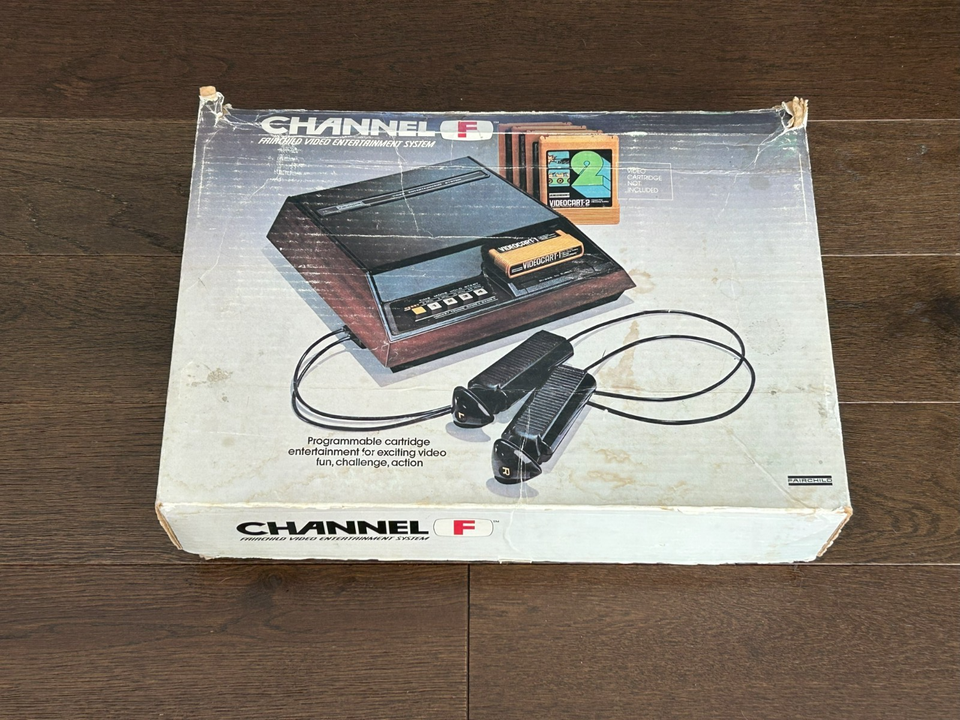 Fairchild channel f Console System in Box with 2 games Untested ...