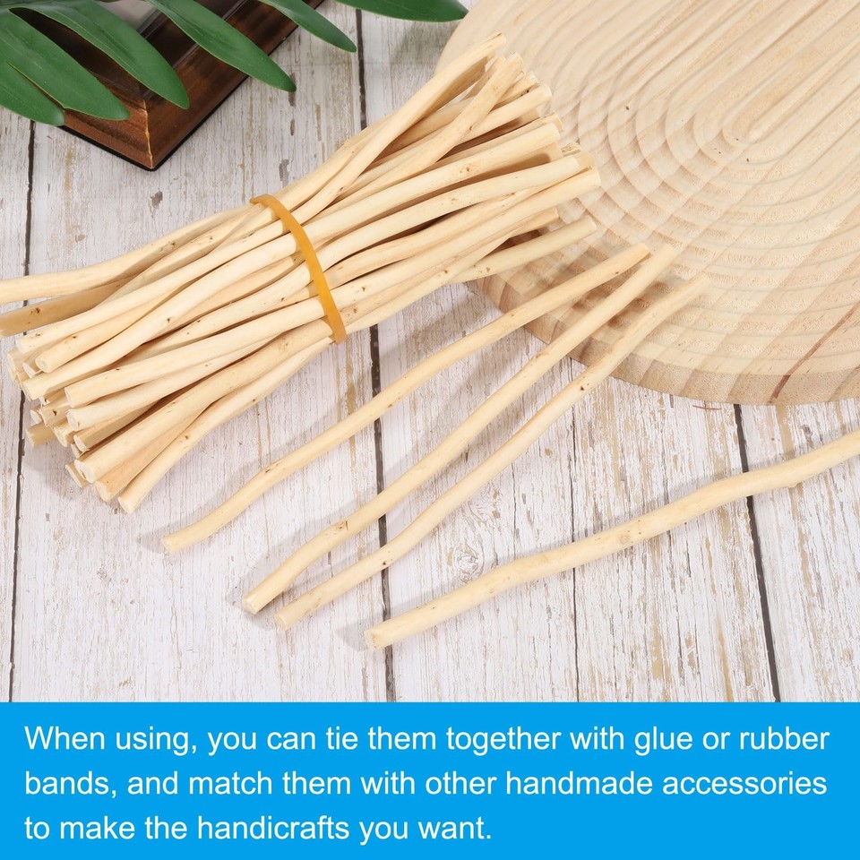 36 Pcs 30cm Wood Log Sticks, Natural Wood Craft Sticks, Dried Wood ...