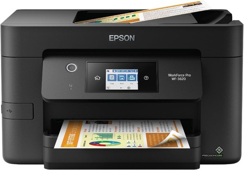 Epson WorkForce Pro WF-3820 Wireless All-in-One Printer with Auto 2 ...
