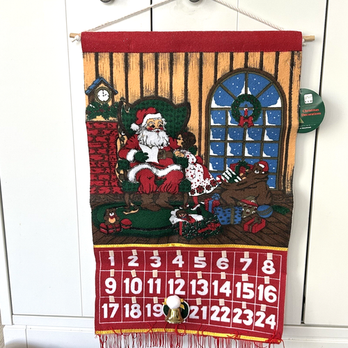 NOS New Woolworth Vintage Advent Calendar Bell Christmas Countdown ...