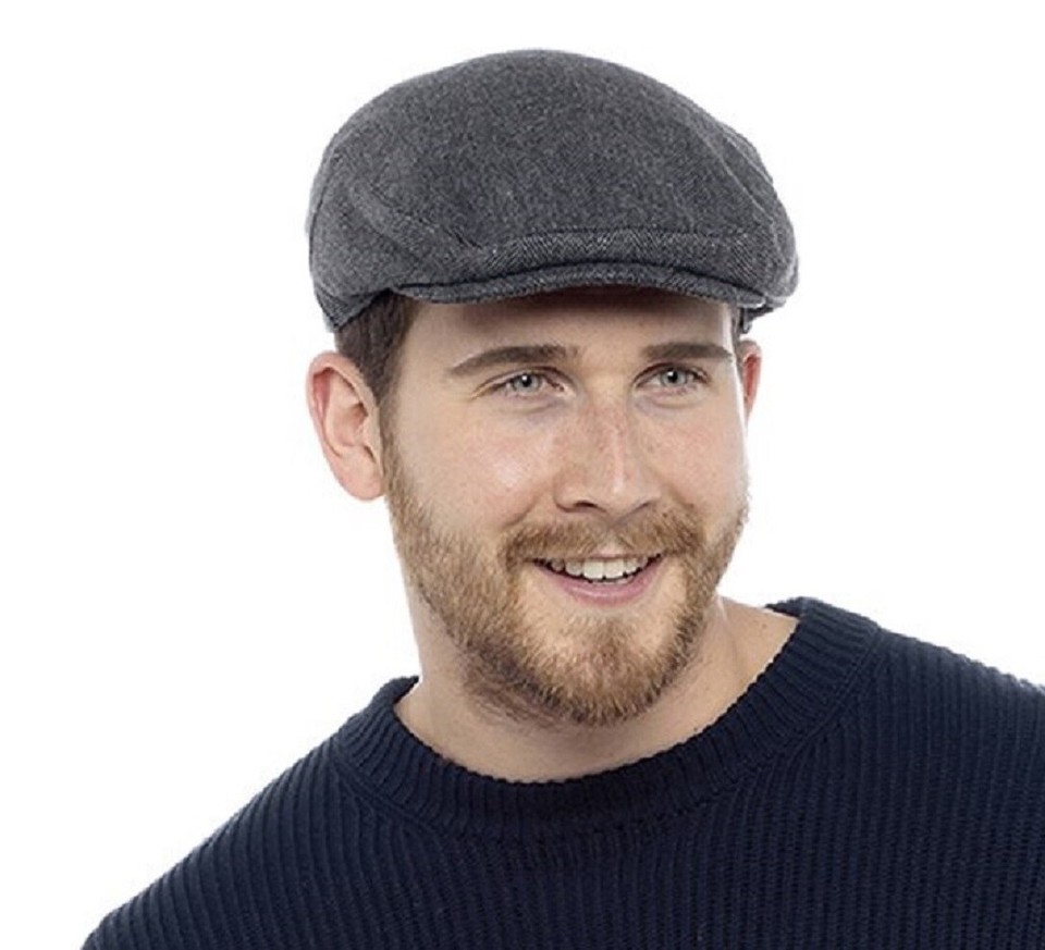 Mens Flat Cap Traditional Peaked Country Hat Bunnet Dai Cap | eBay UK