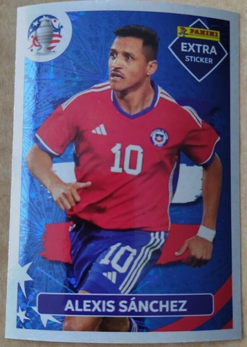 Brazil version 2024 Panini Extra Sticker Copa America - Alexis Sanchez ...
