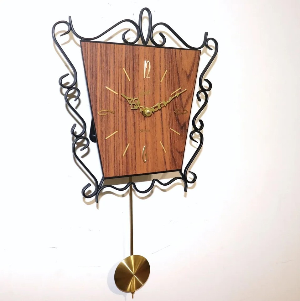 SCHATZ ELEXACTA Vintage Wall Top Clock NEW OLD STOCK NOS Rare! Cast ...