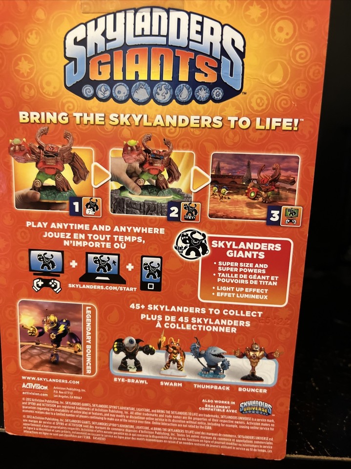 ToysRus Exclusive Skylanders Giants Legendary Bouncer NIB 47875845404| eBay