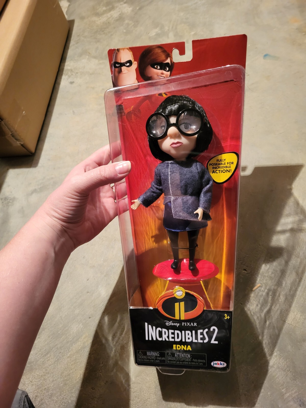 Disney Pixar The Incredibles 2: Edna Mode Doll (fully poseable) NIB | eBay