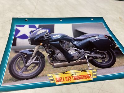 Buell 1200 ST3 Thunderbolt Information Card Motorcycle Passion ...