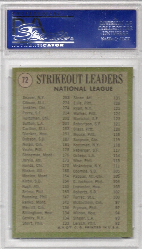 1971 Topps Baseball Cards #350 Billy Williams HOF Chicago Cubs PSA 7 NM ...