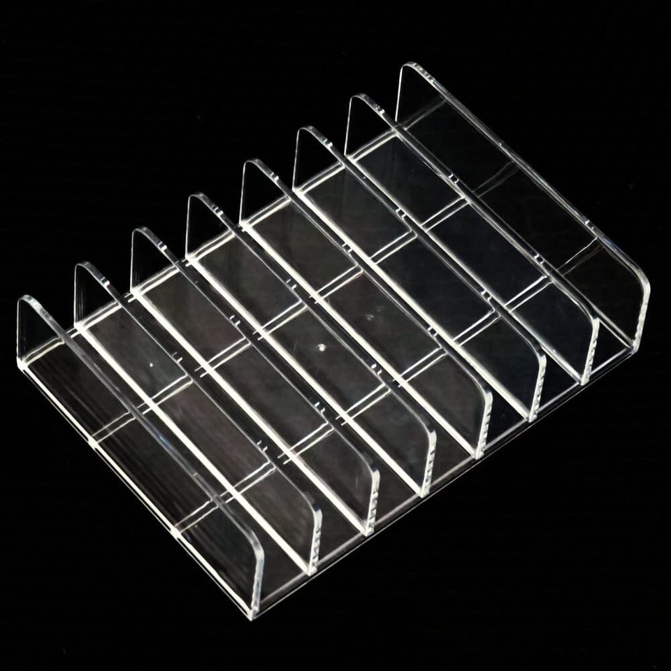 Tabletop CD DVD Display Rack Acrylic Holder Storage Box Media Shelf ...