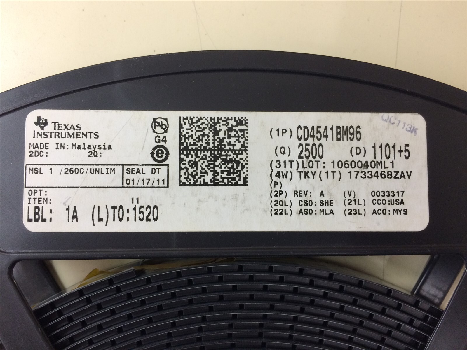 CD4541BM TI IC CMOS PROG TIMER 100KHZ 14SOIC ROHS 40 PIECES | eBay