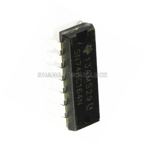 10Pcs SN74HC164N 74HC164 TI IC 8-BIT SHIFT REGISTER DIP 14 Parallel-Out ...