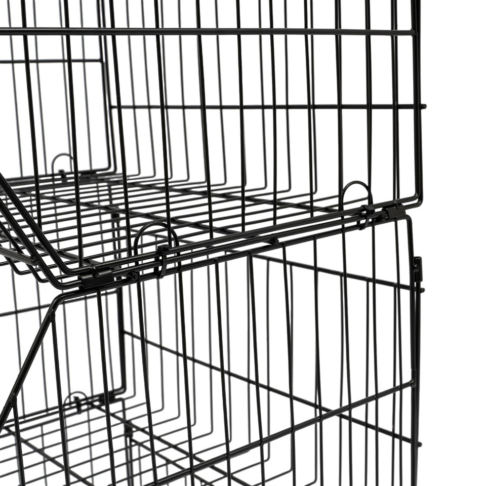 5 Tier Wire Grid Retail Display Shelf Merchandise Display Rack Stand W ...