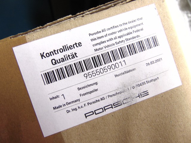 Genuine Porsche Cayenne 9pa1 Front Spoiler 95550590011 for sale online ...
