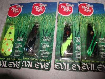 Spoons - Red Eye Evil Eye Trolling Spoons