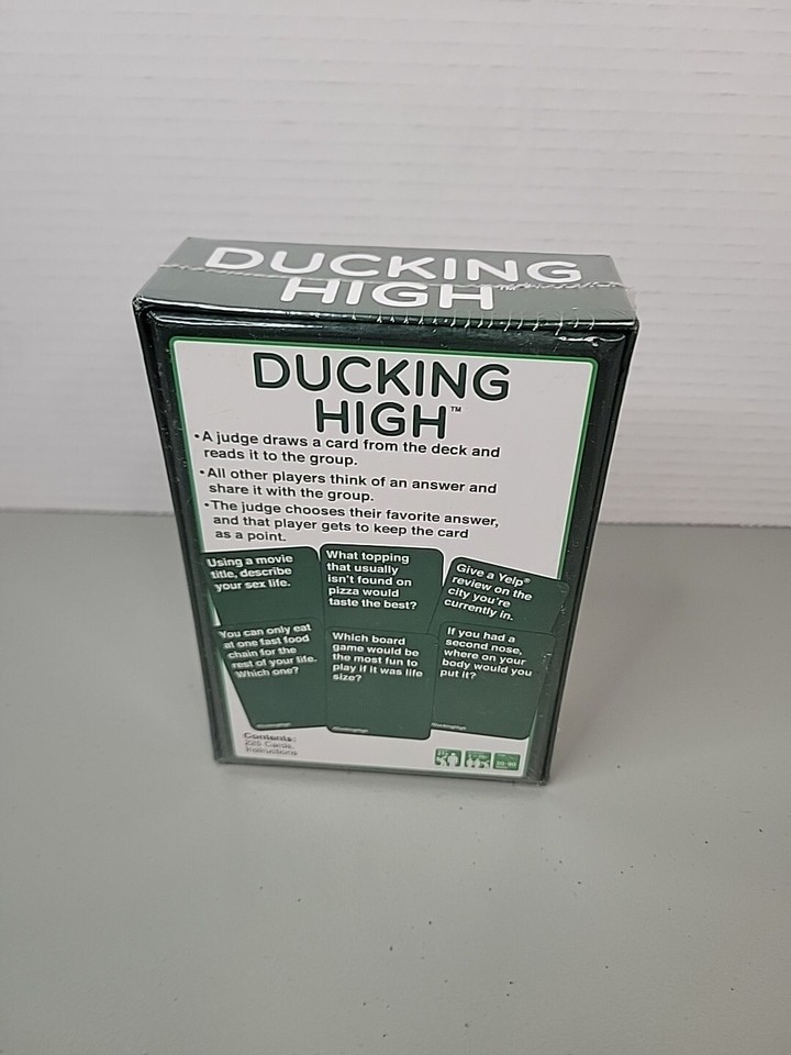 Ducking High Card Game for Adults Fun Buzzed Games New | eBay