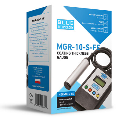 Paint Thickness Gauge Lacksensor MGR-10-S-FE Made IN Eu | eBay
