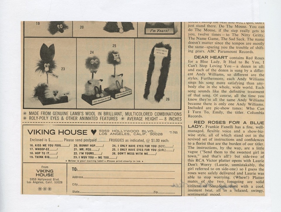 1965 The BEATLES Teen Magazine AD for Birth Certificate copies Ephemera ...
