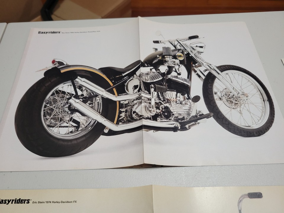 4x Easyriders Magazine David Mann Centerfolds Drawing Chopper Biker Mag ...