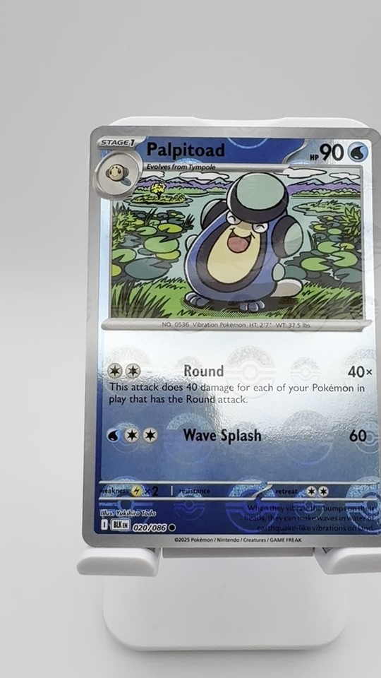 Palpitoad (Poke Ball Pattern) 020/086 Sv: Black Bolt Holo | eBay