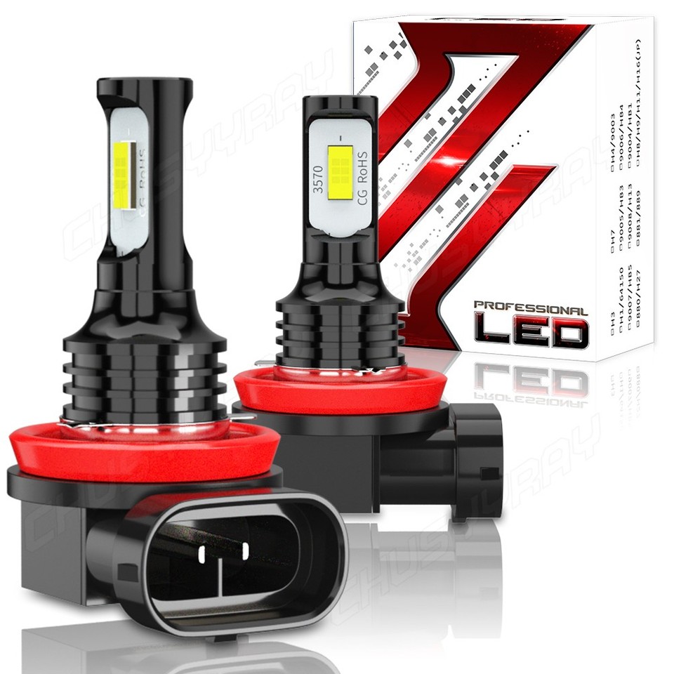 9005+9006+H11 LED Combo headlight Fog Light Kit High Low Beam Bulb ...