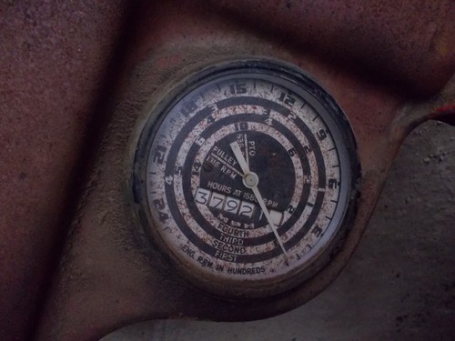 Ford 8N tractor original LATE model dash panel w/ tachometer gauges ...