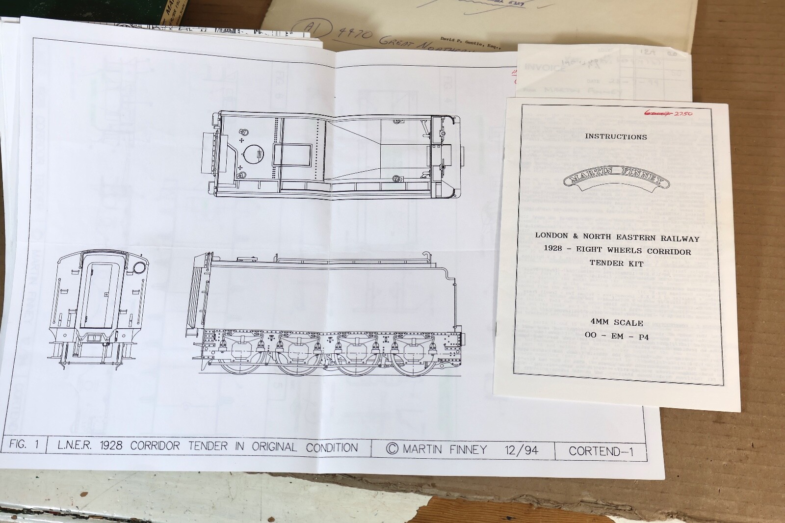 MARTIN FINNEY EM KIT BUILT LNER BR 4-6-2 CLASS A1 LOCO 4470 GREAT ...