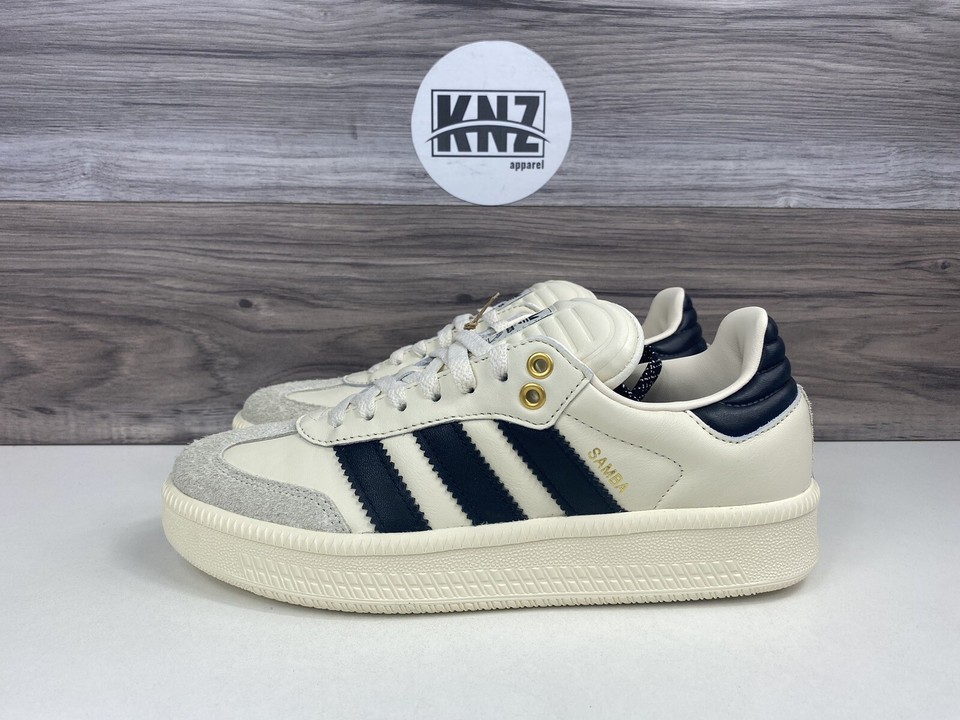 *Adidas Samba XLG White Black Tan Soccer Shoes (JH9226) Casual Sneakers ...