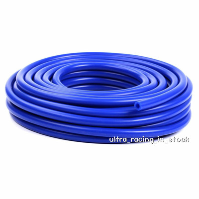 High Performance 14 Feet ID:3mm (1/8") Silicone Vacuum Hose Tube Blue ...