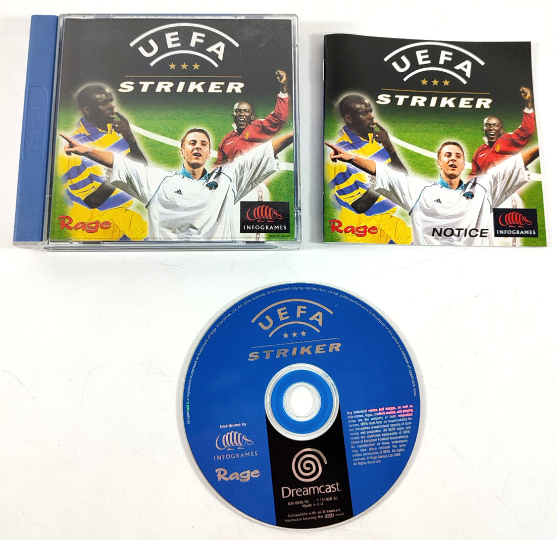 UEFA Striker Dreamcast PAL - Prix - Photo - Présentation