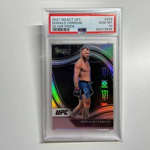 Donald Cerrone 2021 Panini Select UFC Octagonside Silver Prizm Card ...
