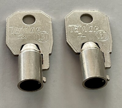 New, Taylor 137 ~ UNCUT ~ Round Tubular Barrel Key Blank ~ 2 Pack | eBay