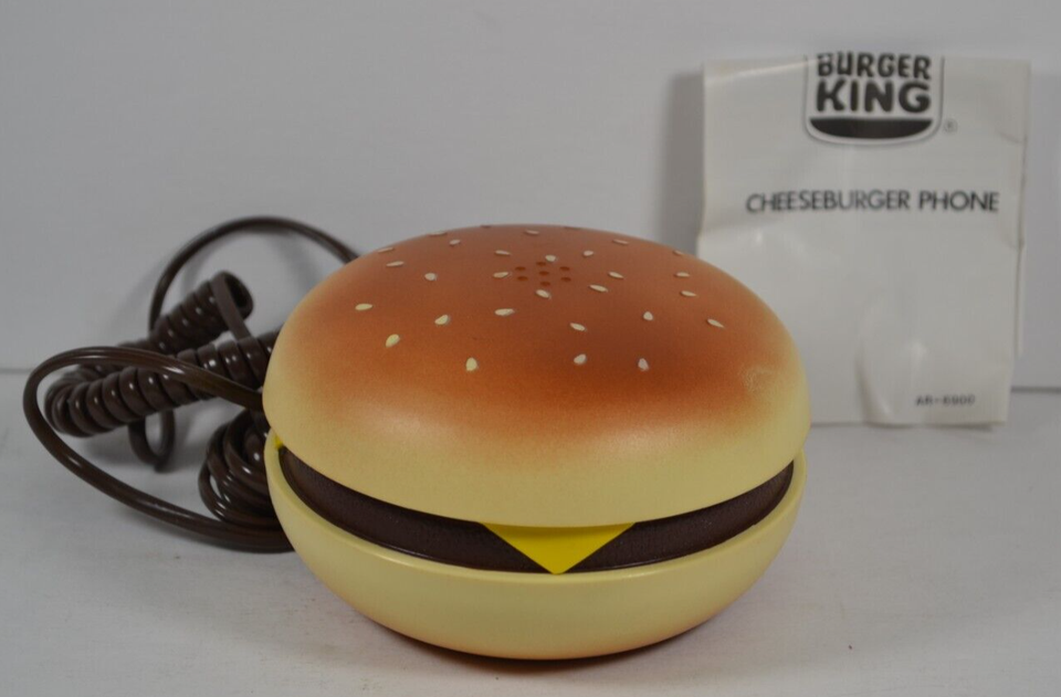 Burger King Cheeseburger Phone #HP-306 1987 Complete 052324MGL2 | eBay