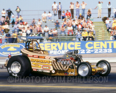 FUEL ALTERED DRAG RACING PHOTO "SUPER NANOOK" 1977 BAKERSFIELD CA NHRA ...