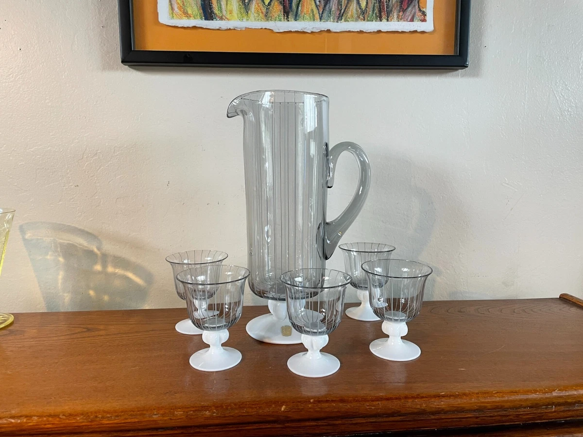 Swedish Modern Glass Pitcher