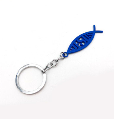 Christian Fish Keychain Jesus Charm Pendant Catholic Home Chapel Decor ...